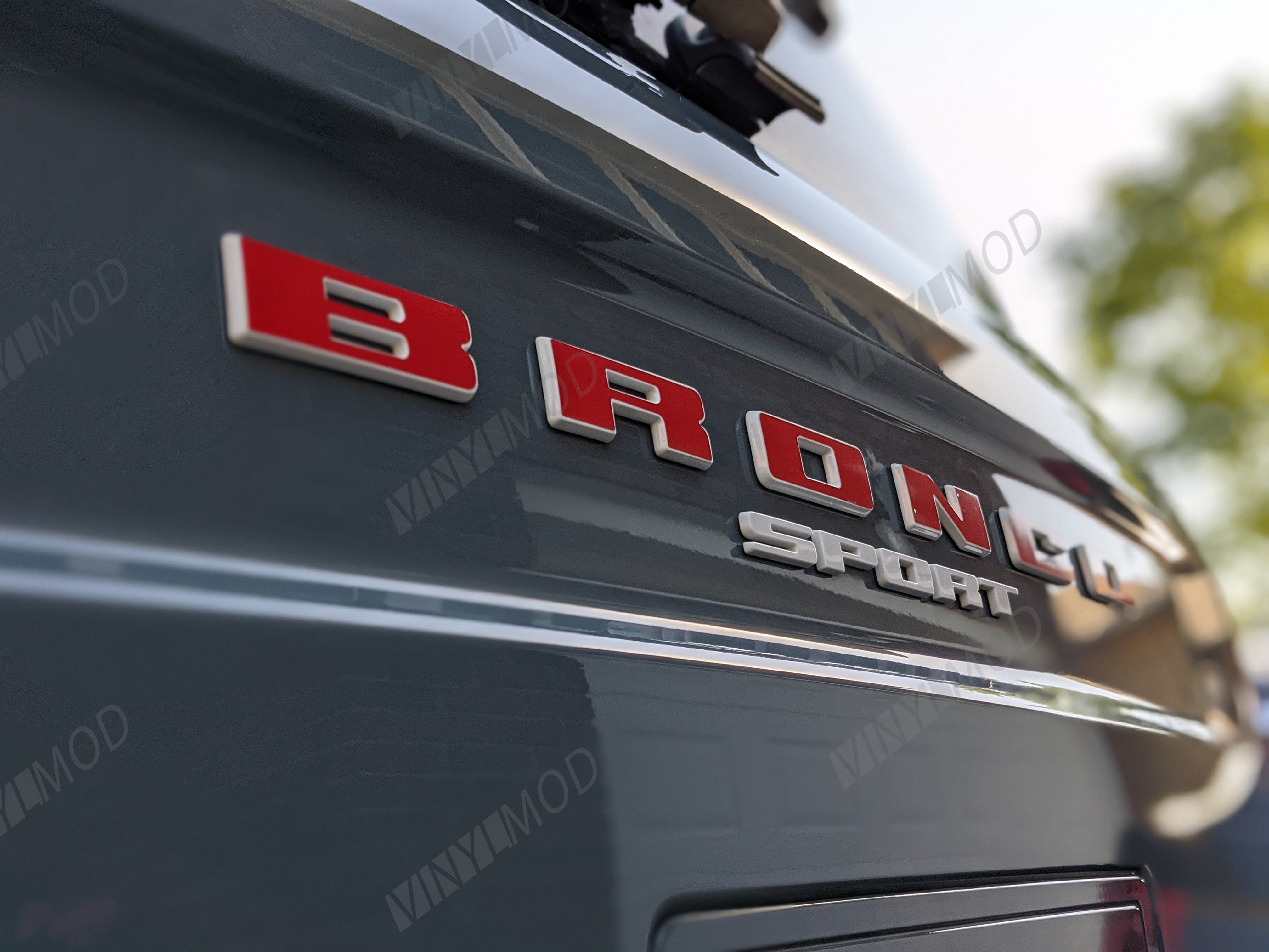 2021+ Ford Bronco Sport - Rear Bronco Emblem VinylMod Overlays